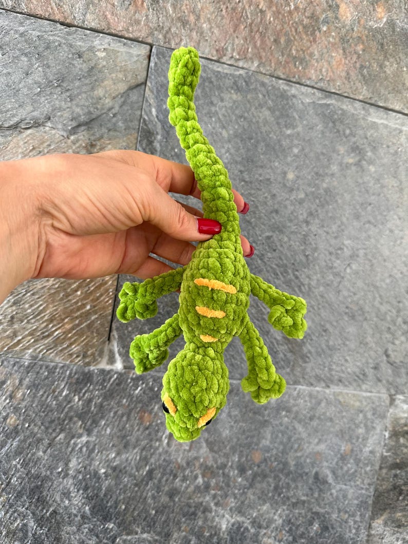 CROCHET PATTERN "lizard". English PDF Pattern. No-sew Amigurumi Toy ...