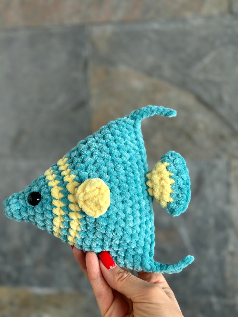CROCHET PATTERN "fish". English PDF Pattern. No Sew. Amigurumi ...