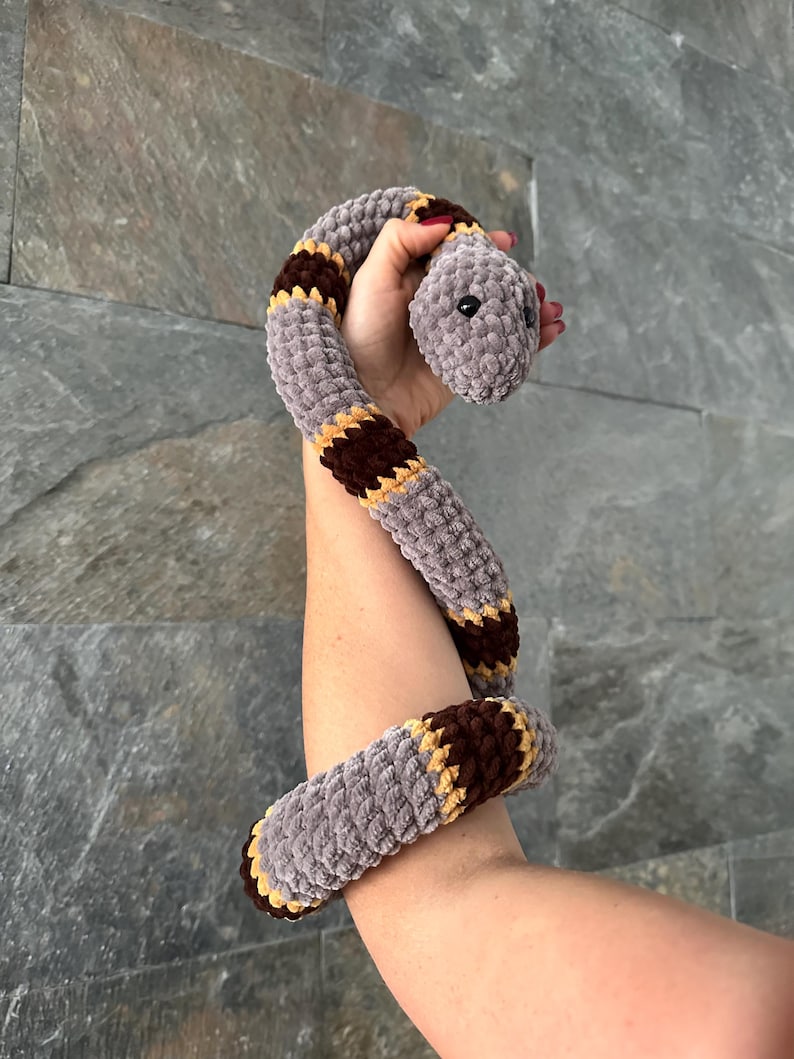 CROCHET PATTERN "snake". English PDF Pattern. Amigurumi Toy. Plushies ...