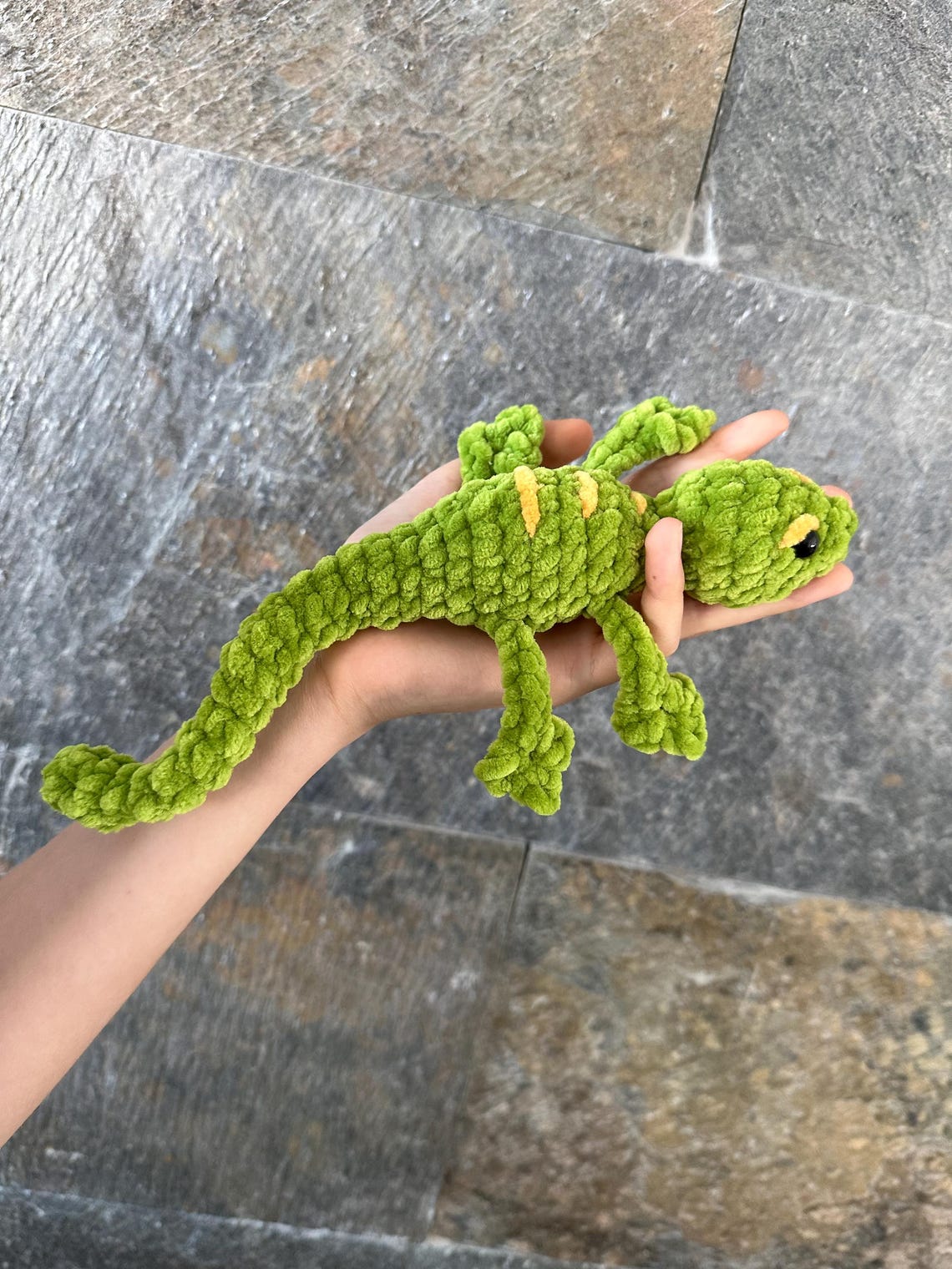 CROCHET PATTERN "lizard". English PDF Pattern. No-sew Amigurumi Toy ...