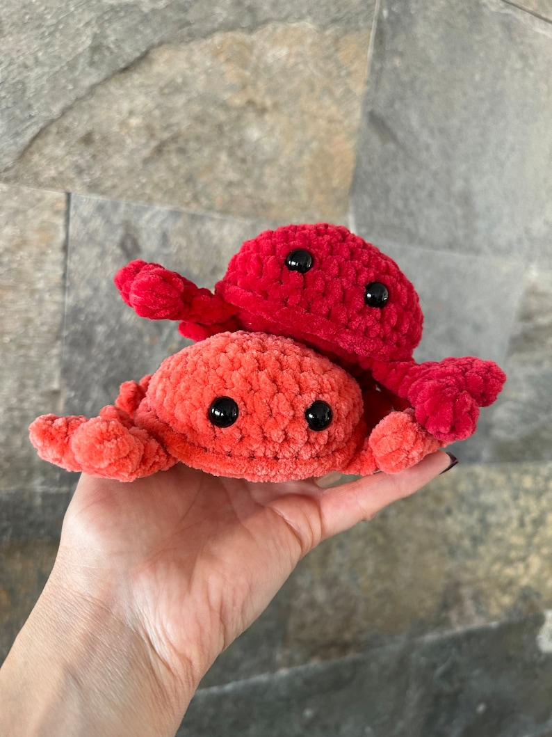 CROCHET PATTERN "crab". English PDF Pattern. Amigurumi Toy. Plushies ...