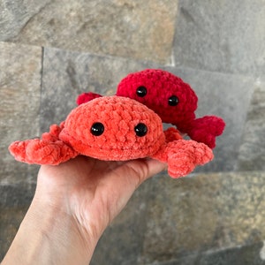 CROCHET PATTERN "crab". English PDF Pattern. Amigurumi Toy. Plushies ...