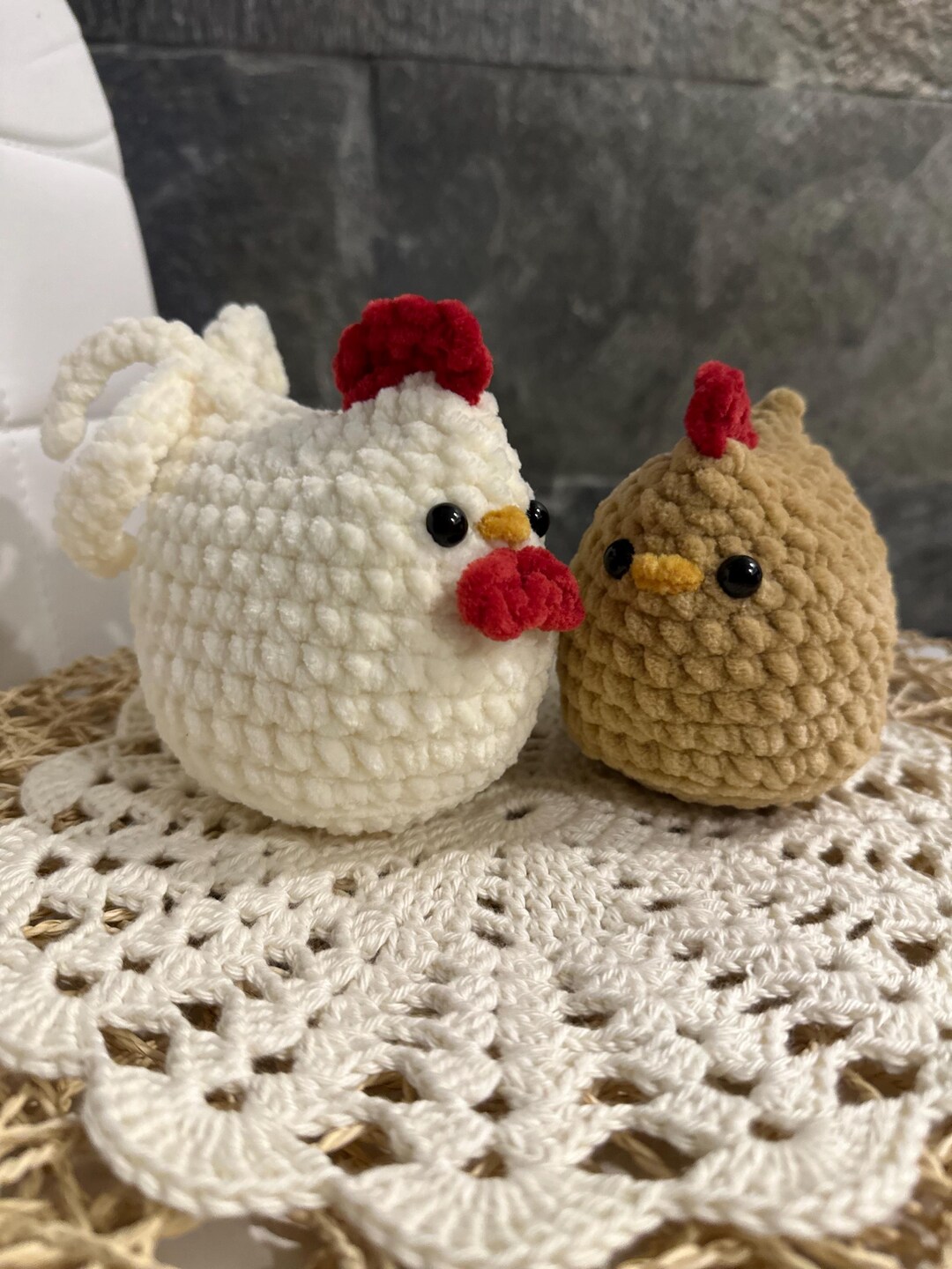 2-in-1. Chicken and Rooster Crochet Patterns. Amigurumi Plushie Toys ...