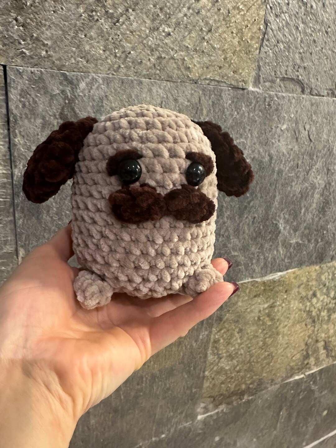 PUG, Crochet Pattern, English Chart With a Lot of Photos, Amigurumi ...