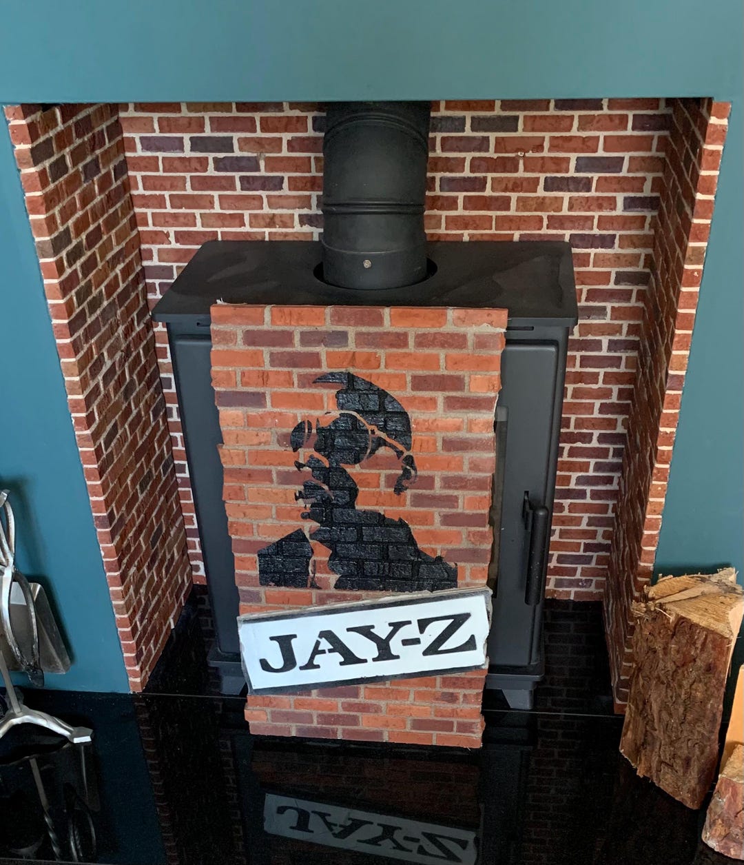 Artwork Brick Art Urban Art JAY-Z Rapper Art Music Art Street Art Xmas ...