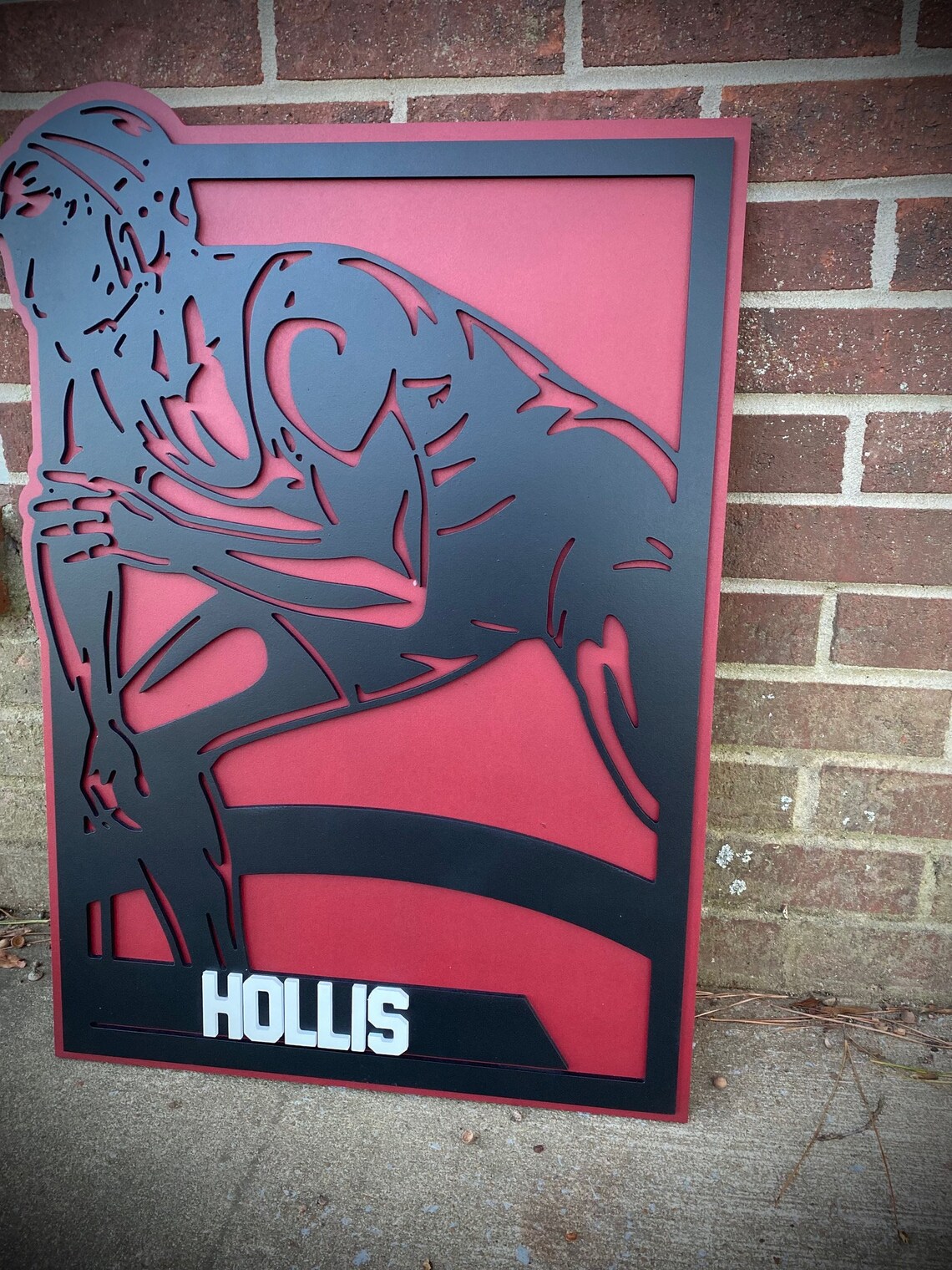 Wrestler Plaque Wrestler Sign Wrestler Trophy Custom Sports Sign Sports ...