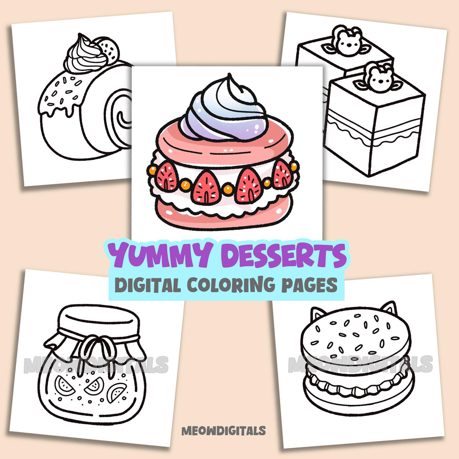 Coloring Pages, Printable Coloring, Line Drawing, Downloadable Color ...