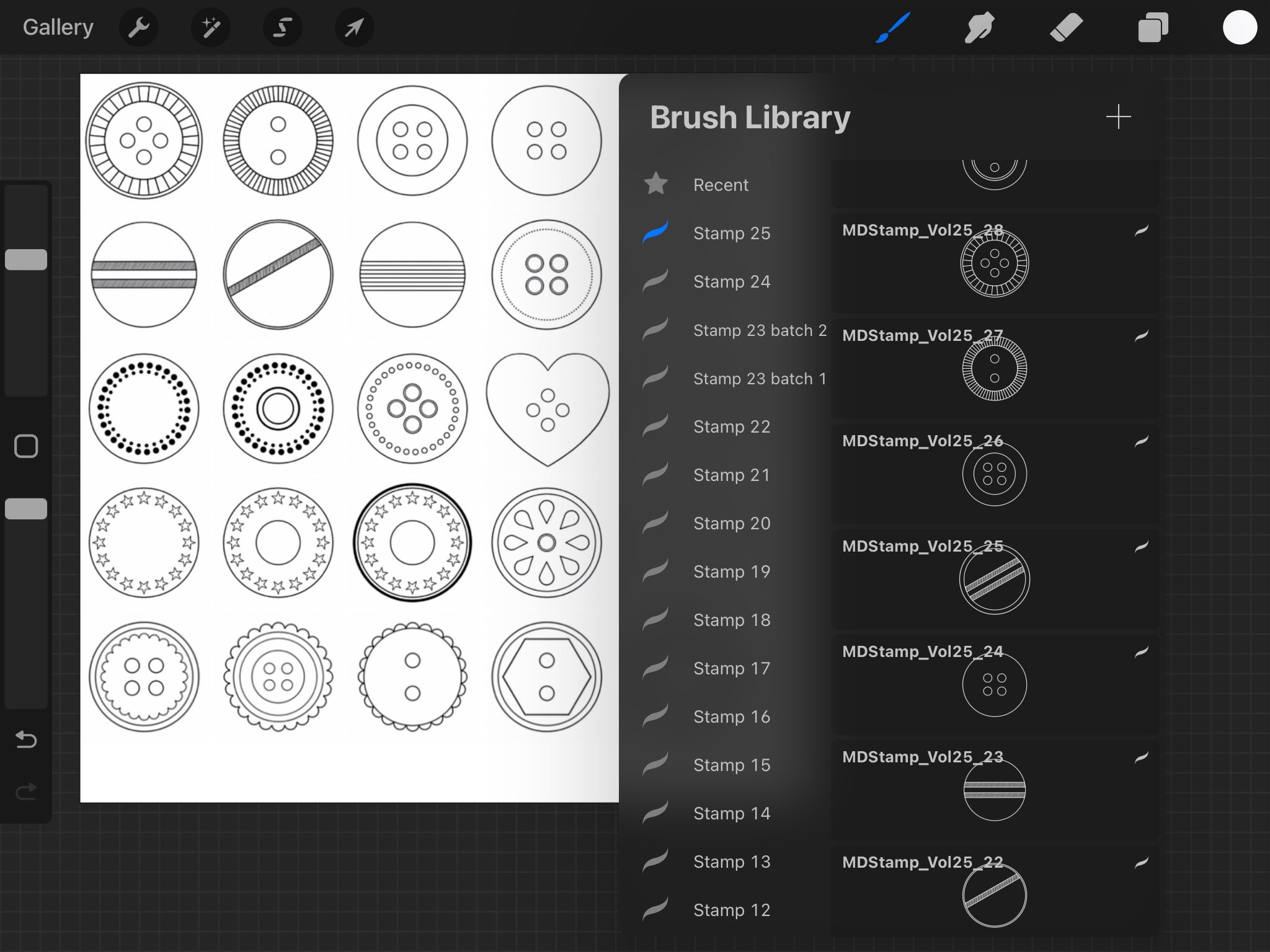 Procreate FASHION BUTTONS Brush, Anatomy, Book Sketch, Guide for ...