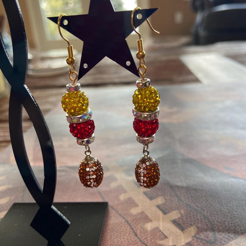 Chiefs Earrings - Etsy