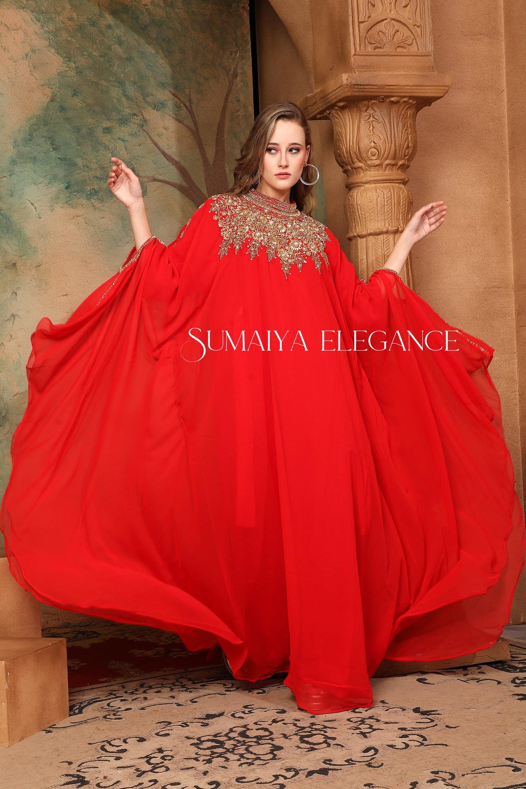 Sarah Farasha Kaftan Royal Islamic Modern Elegant Dubai Moroccan Caftan ...