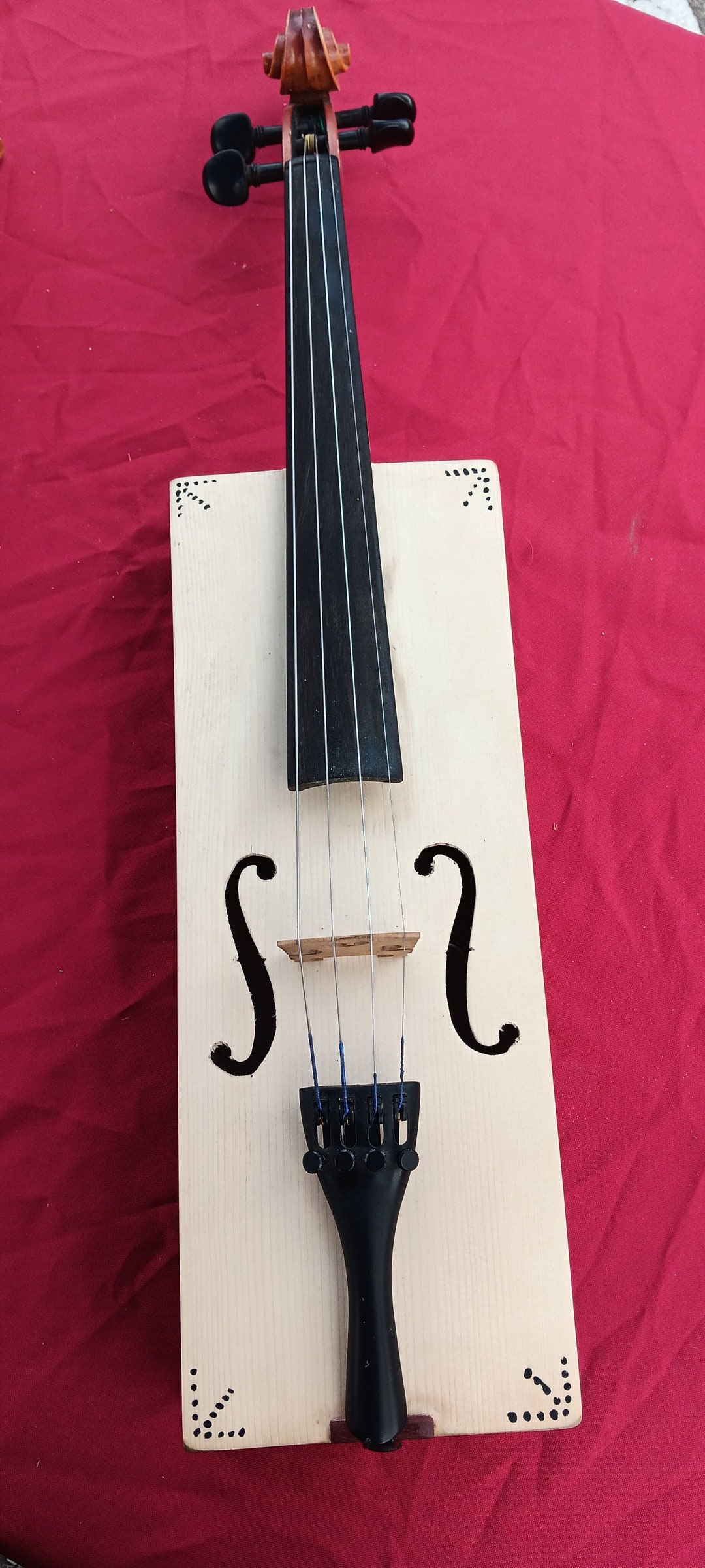 Handmade Folk Box Fiddle Instrument - Etsy