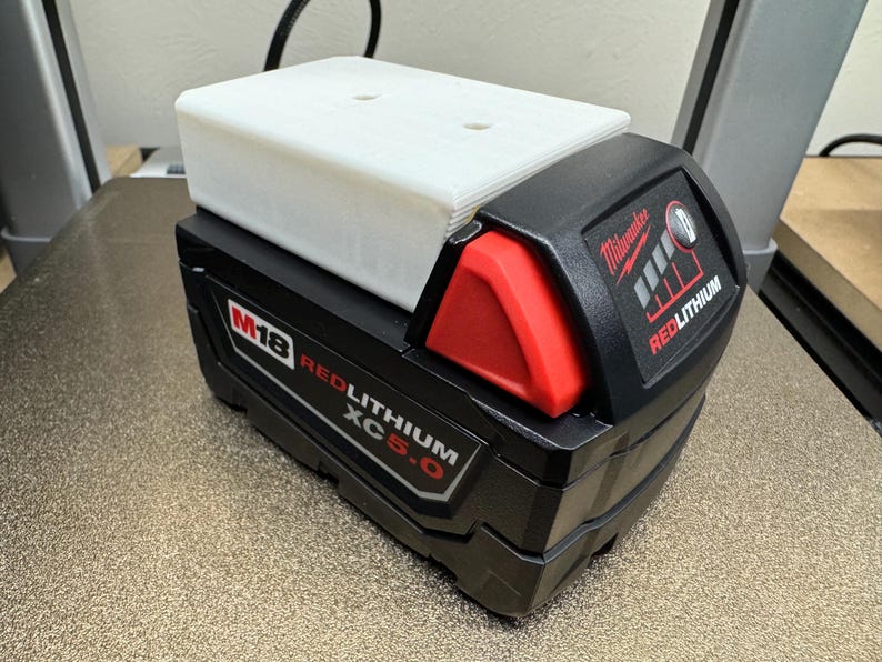 Milwaukee M18 Battery Organizer: Packout Compatible Storage Solution ...