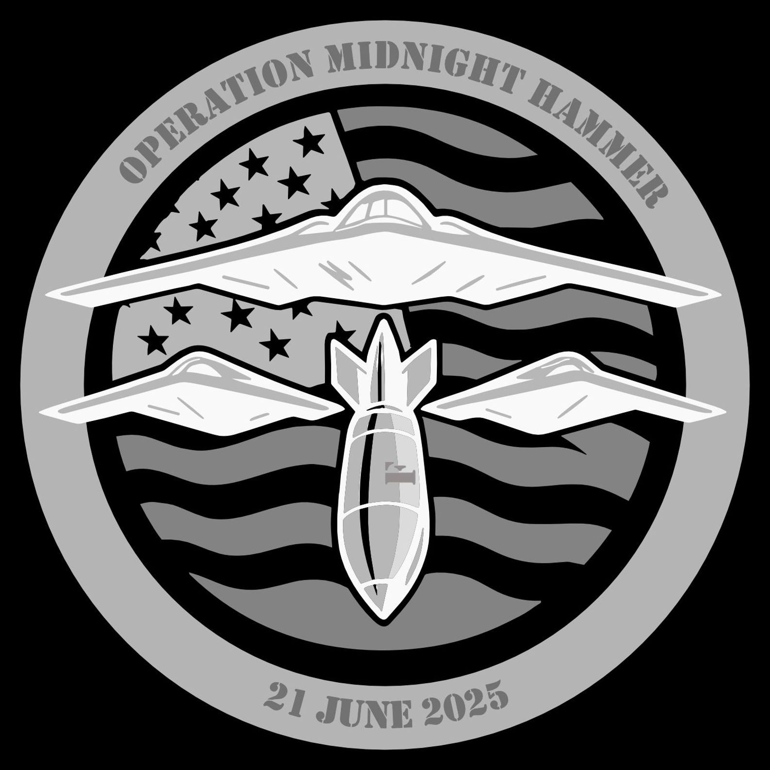 Challenge Coin PNG Design - Operation Midnight Hammer, 3D Engraving ...