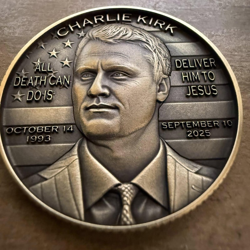 Charlie Kirk Challenge Coin - Etsy