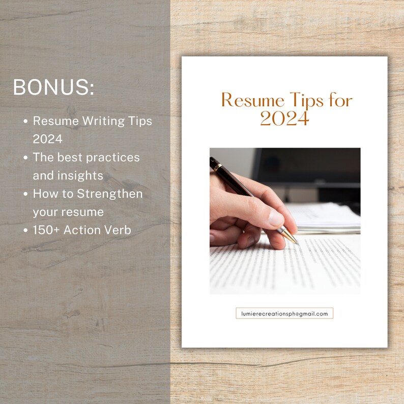 ATS Friendly Resume Template Word, Pages, Google Docs, ATS Compatible ...