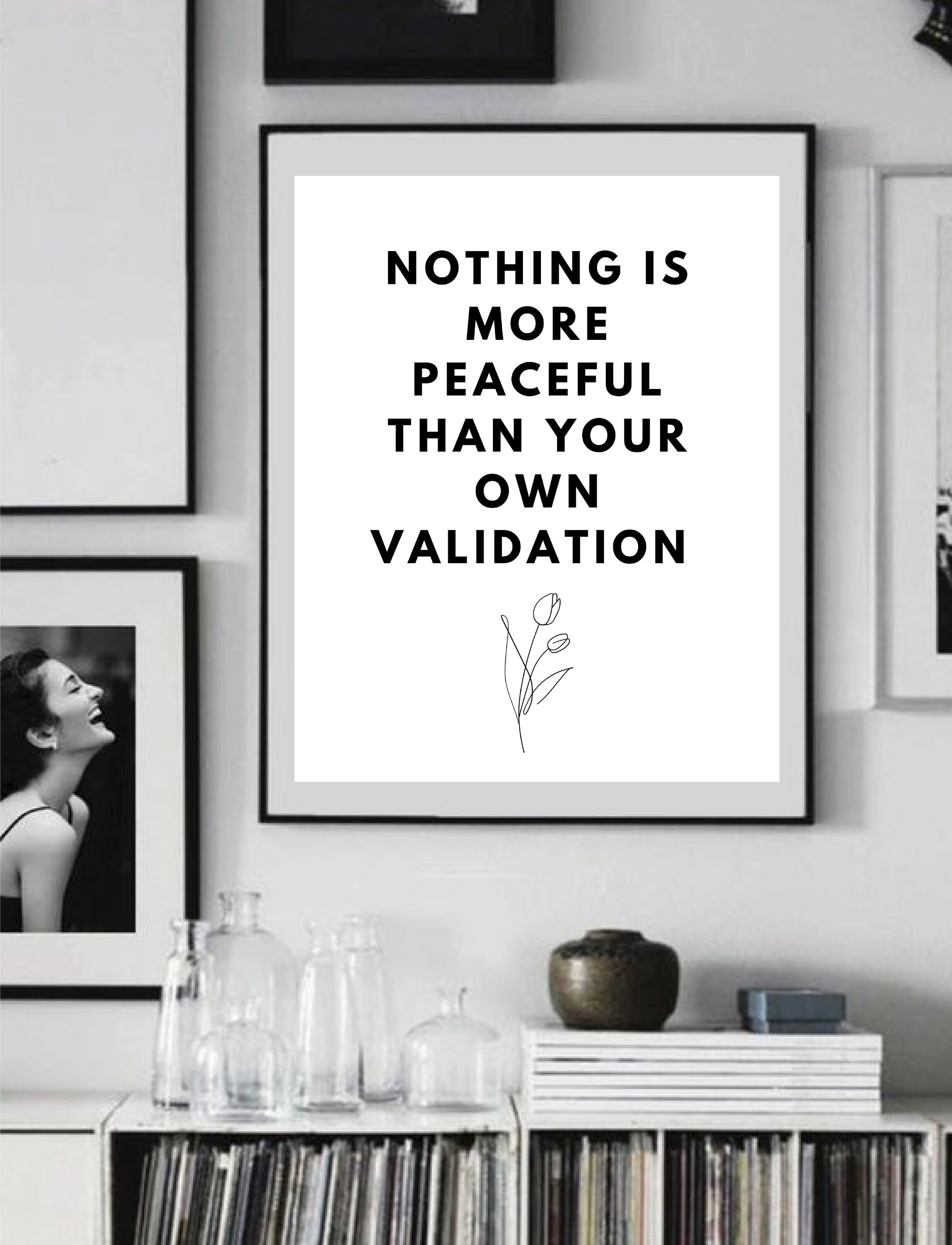 Validate Yourself Digital Poster - Instant Downloadable Printable Art ...