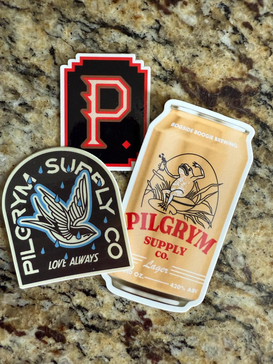 Beer and Bird Stickers - Set of 3 - Etsy