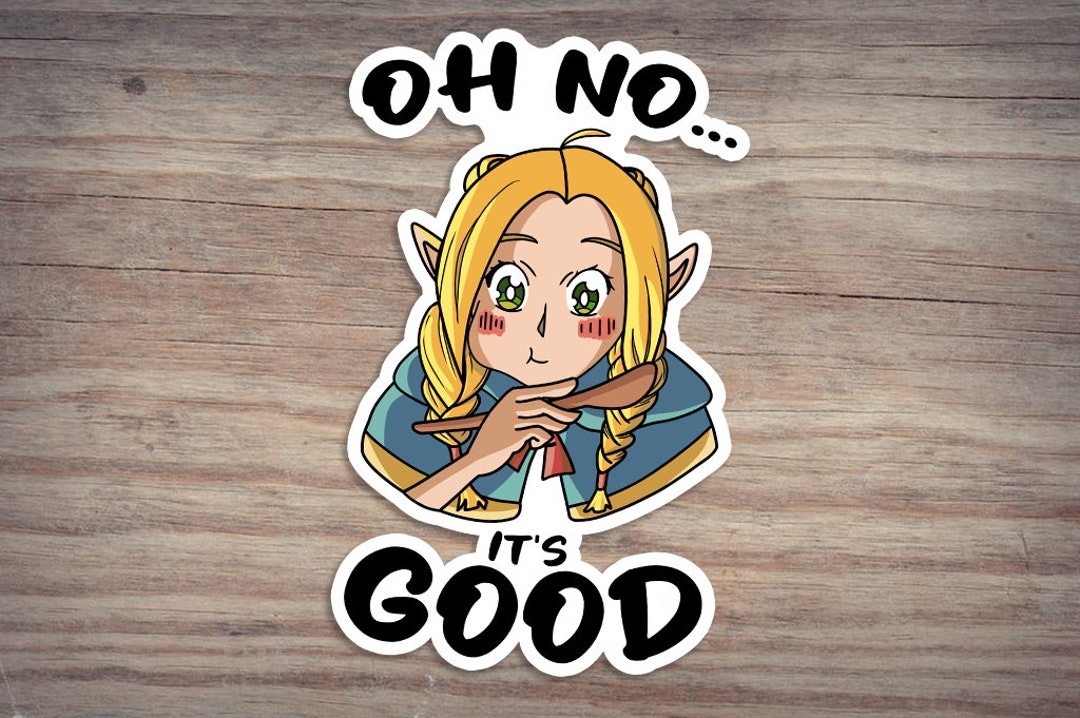OH NO... It's GOOD: Delicious in Dungeon Sticker Marcille Bread Bread ...