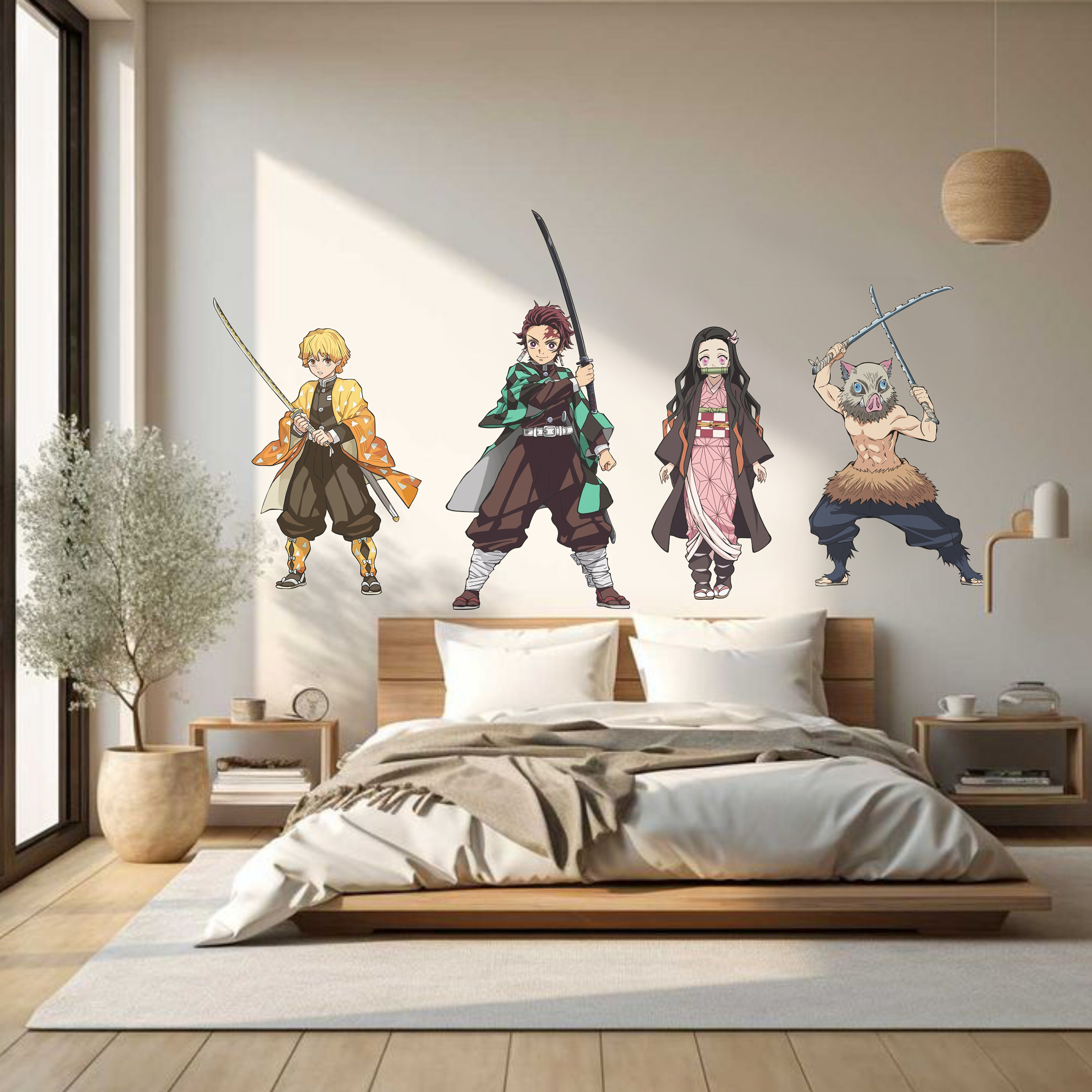 Peel and Stick Anime Slyer Wall Decal Games Famous Characters Wall Art ...
