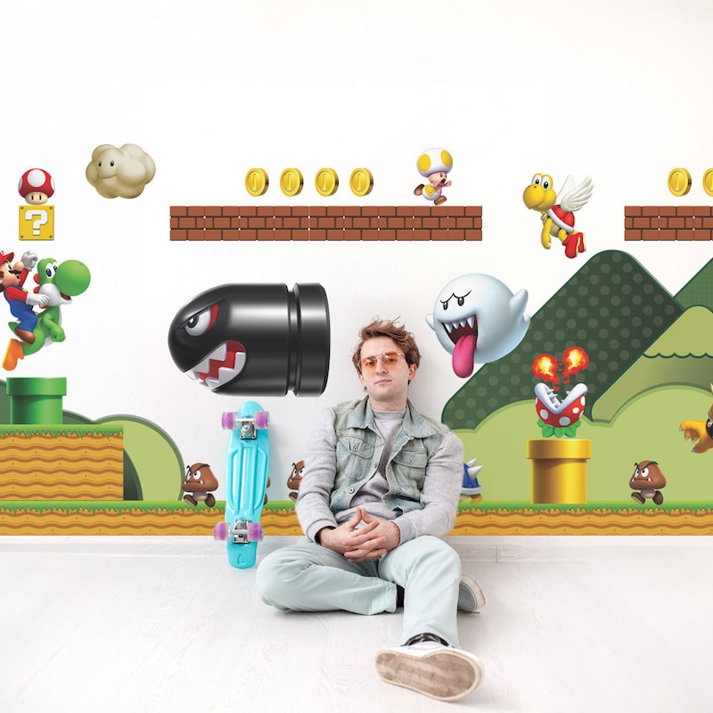 Super Mario Decal - Etsy