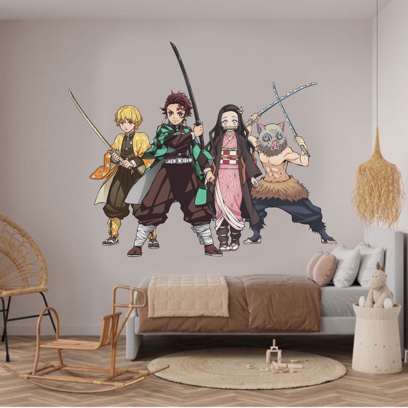 Anime Wall Stickers - Etsy