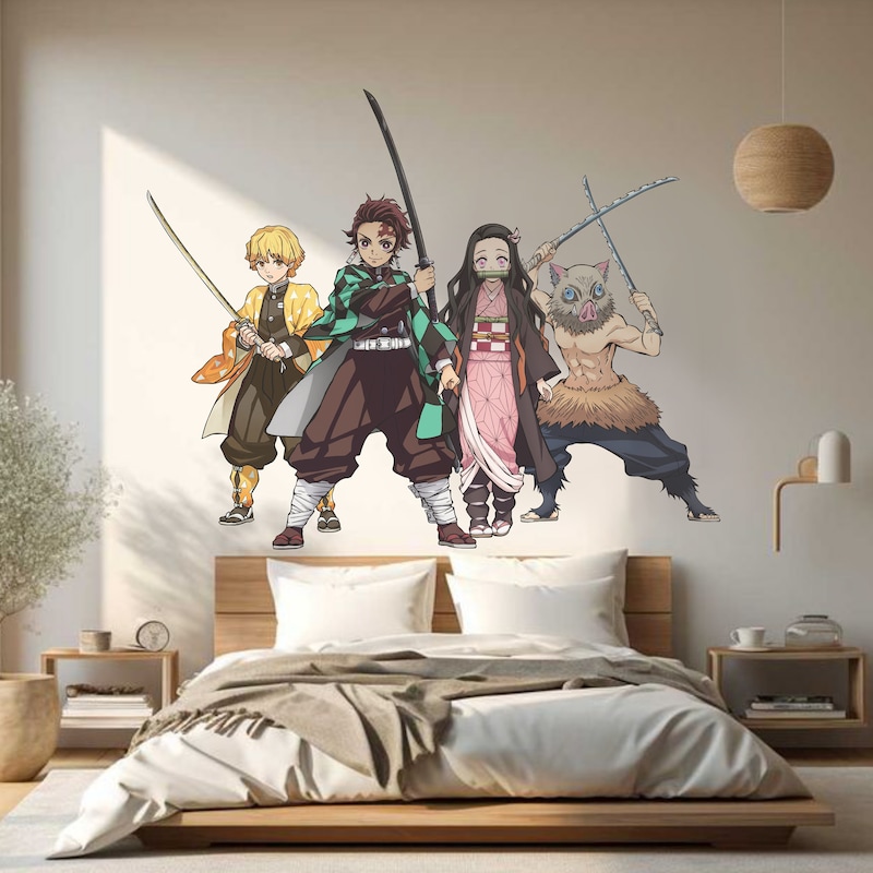 Anime Wall Stickers - Etsy