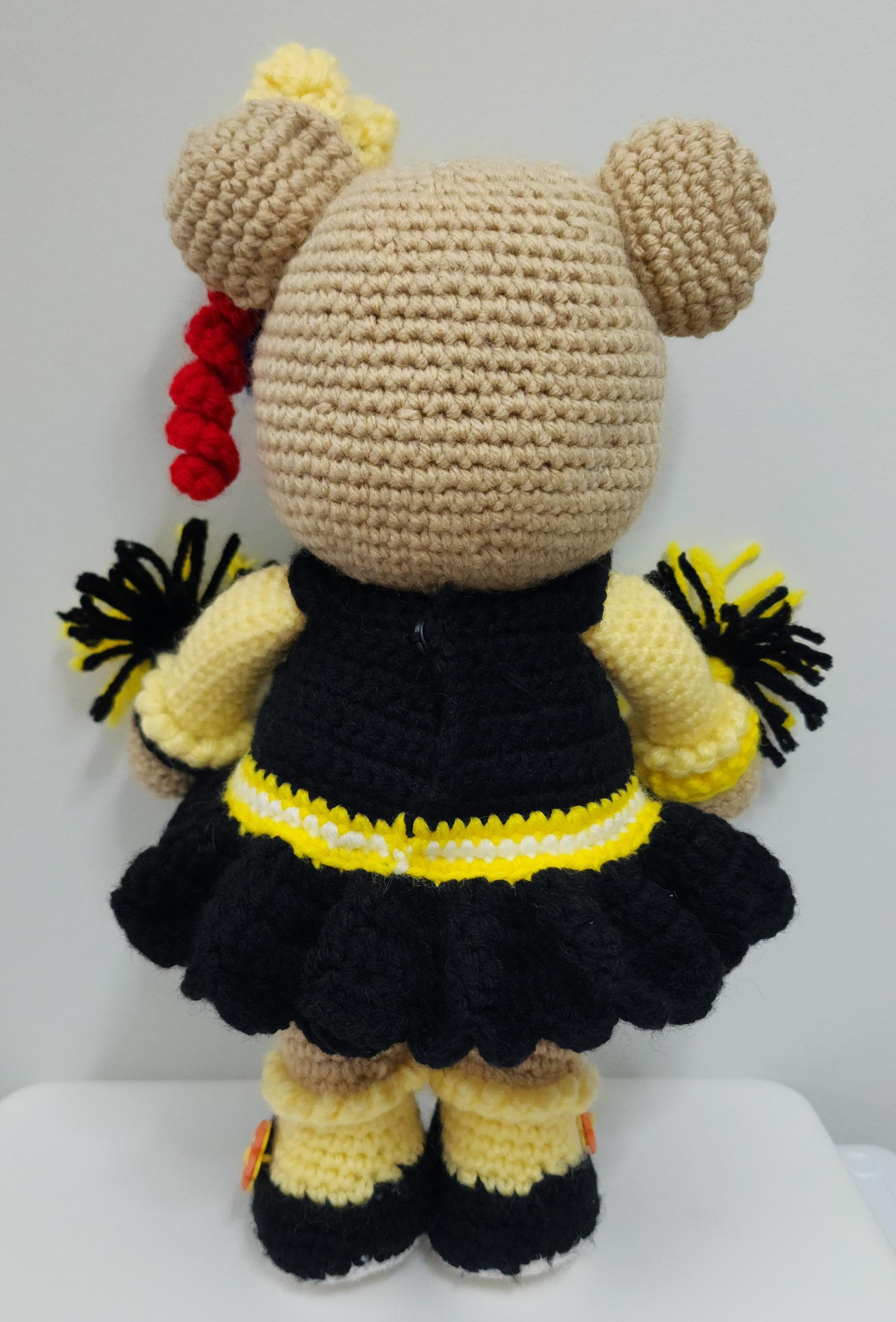 Pittsburgh Steelers Bear Crochet Pattern - Girl - Etsy