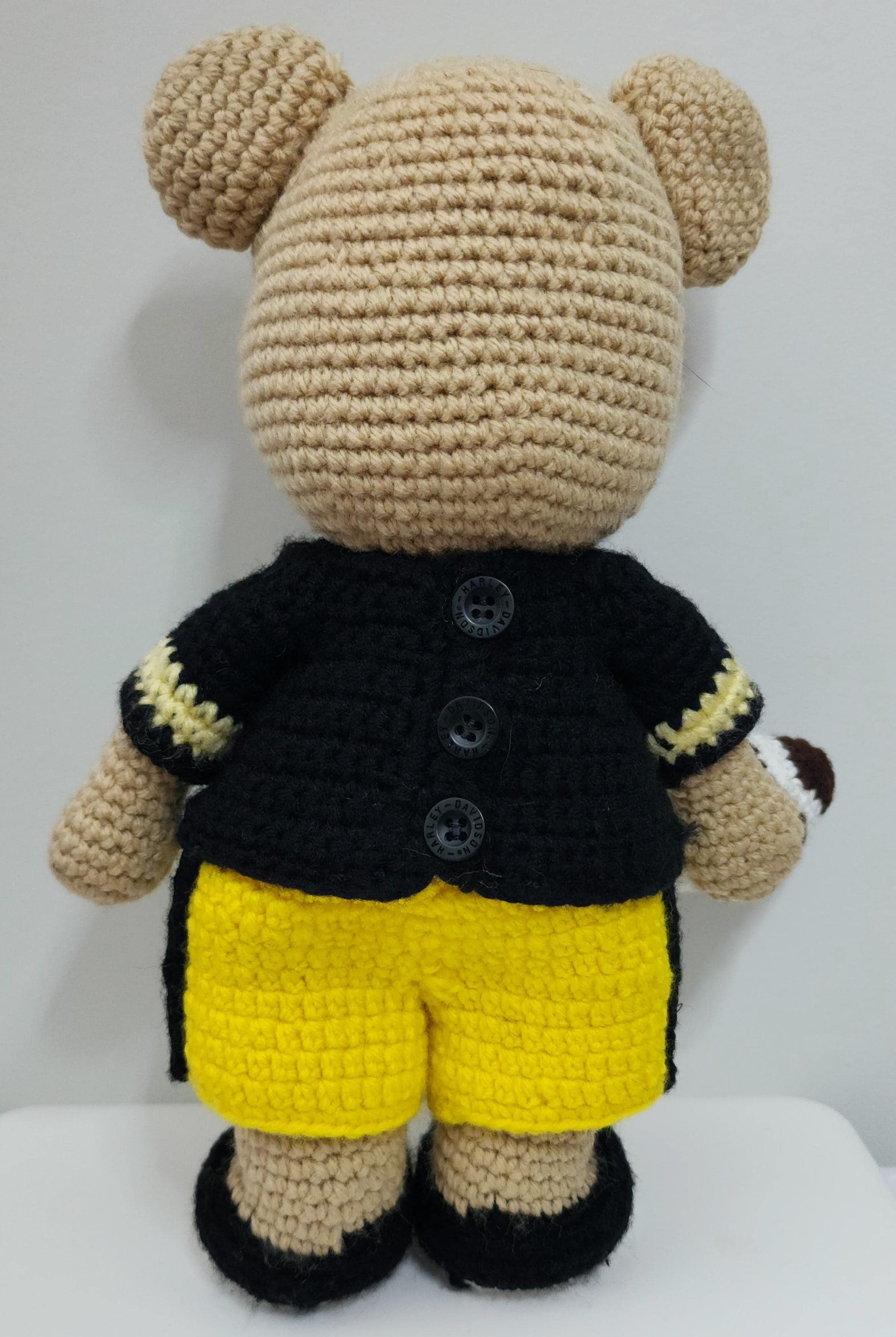 Pittsburgh Steelers Bear Crochet Pattern - Boy + Invisible Color Change ...