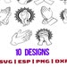 Praying Hands PNG SVG ESP Praying Hands Clipart, Cut Files for Cricut ...