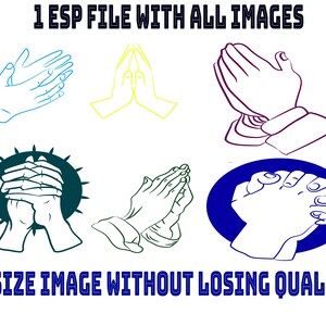 Praying Hands PNG | SVG | ESP | Praying Hands Clipart, Cut Files for ...