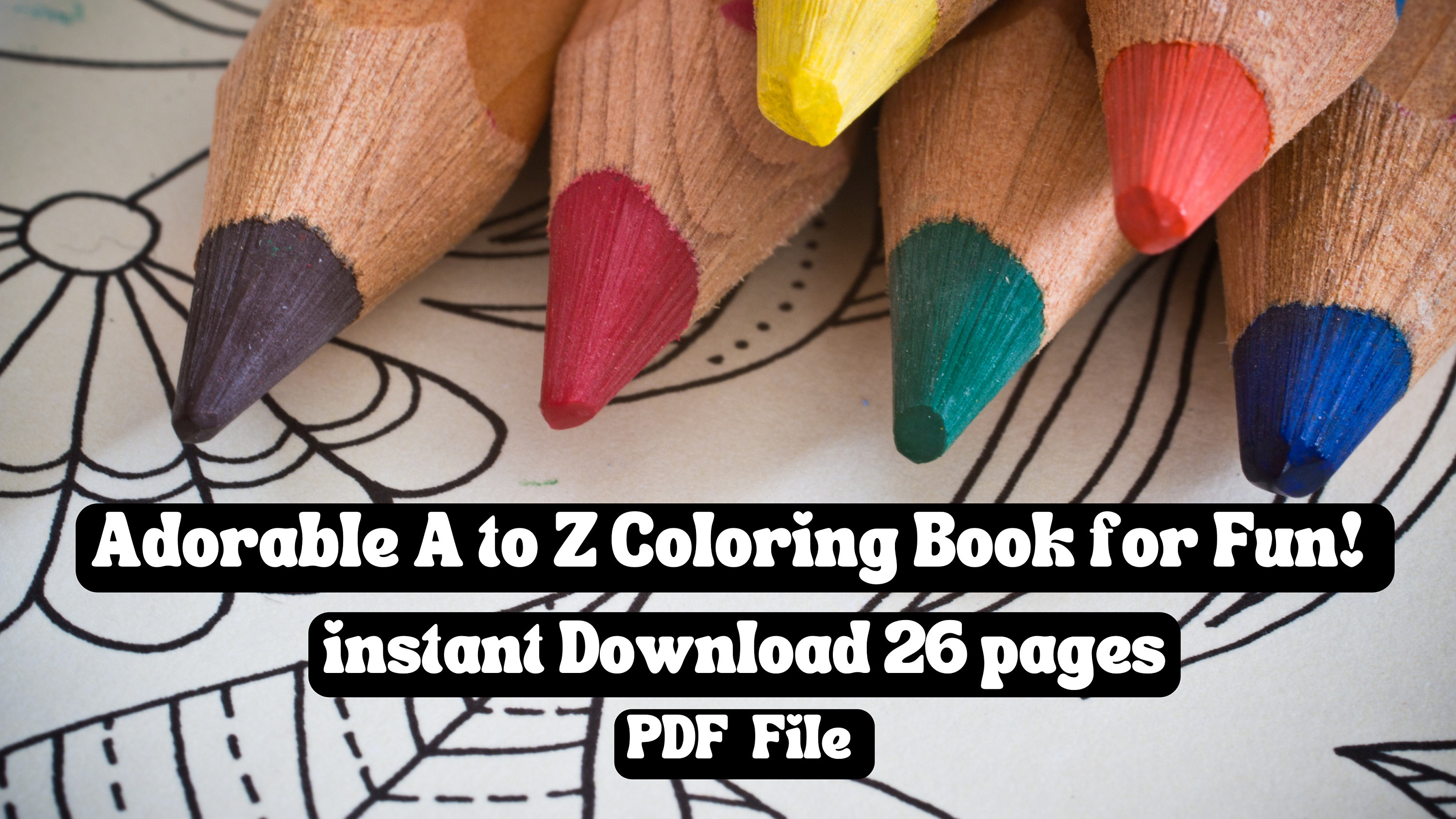 Alphabet Coloring Book for Kids | Coloring Pages A to Z | Coloring ...