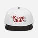 K-pop Club Snapback Hat | Korean Flag Cherry Embroidered Cap - Etsy