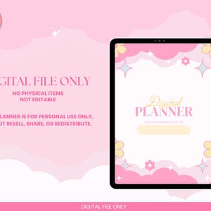 Digital Planner Pastel Dreams | 2025 Goodnotes Undated Planner | iPad ...