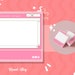 5 Printable Memo Pads Pink Theme | Editable Canva Template - Etsy