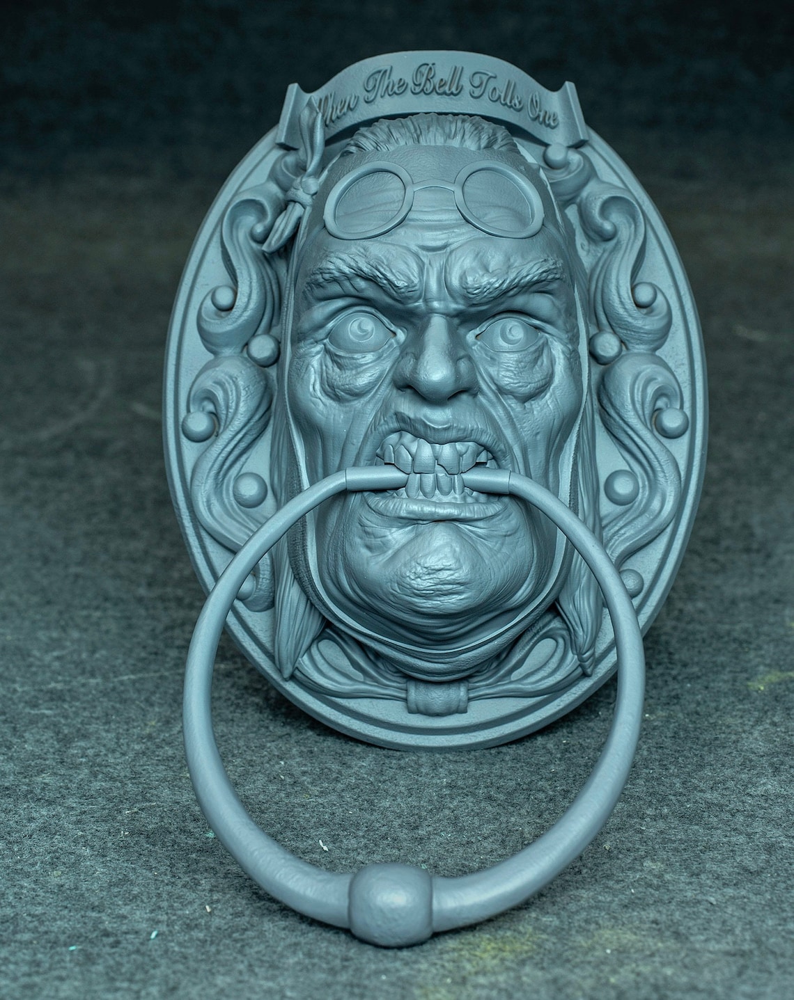 Jacob Marley Door Knocker Resin Wall Art (painted) - Etsy