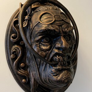 Jacob Marley Door Knocker Resin Wall Art (painted) - Etsy