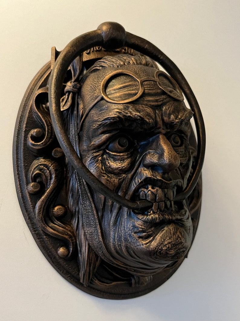 Jacob Marley Door Knocker Resin Wall Art (painted) - Etsy
