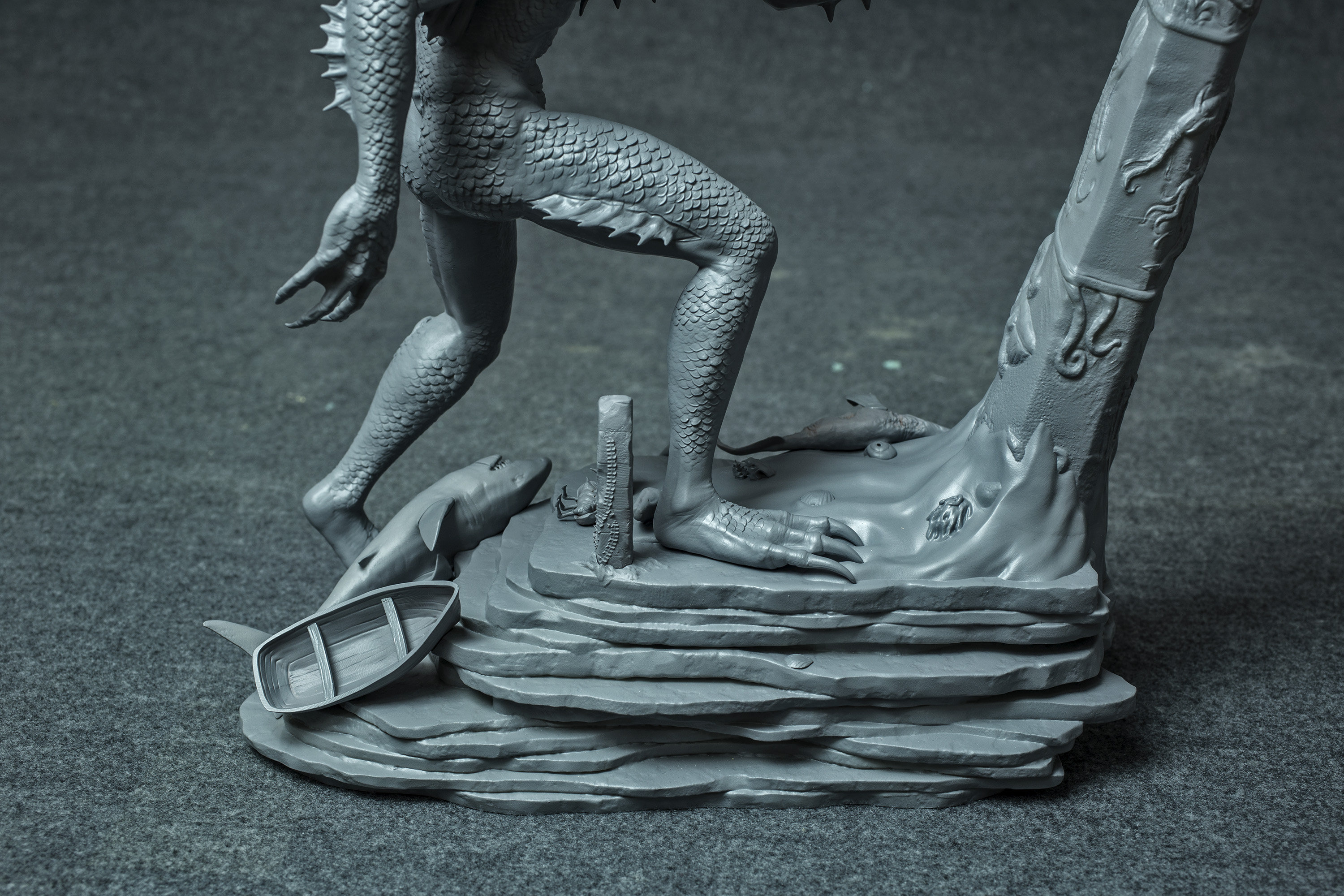 H.P. Lovecraft Dagon Resin Model Kit unpainted - Etsy
