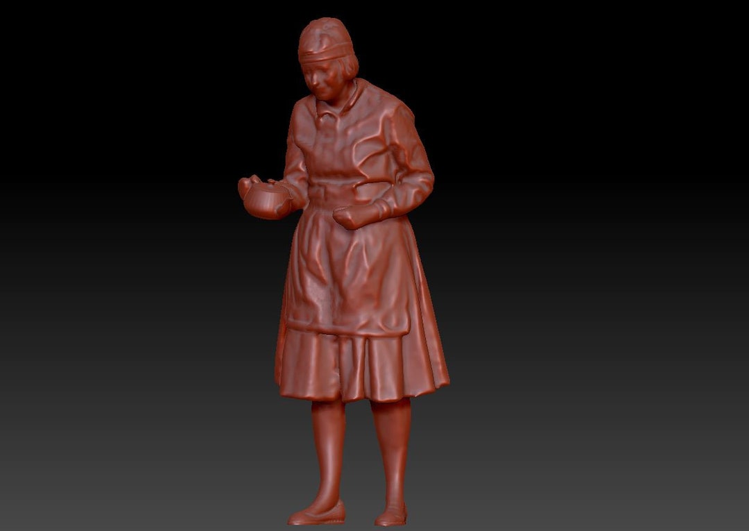 3d Printed Figure - Female 048 - Etsy