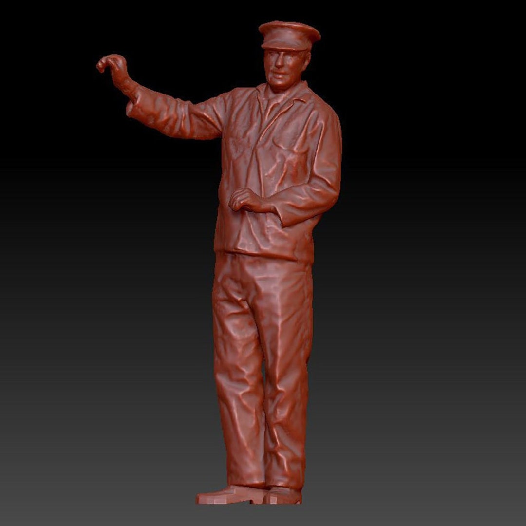 3d Printed Figure - Driver 002 - Etsy