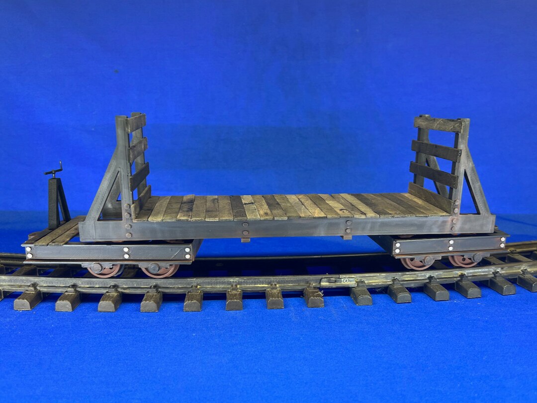 1:20.3 Large Logging Flat Car With Bulkheads Kit - Etsy