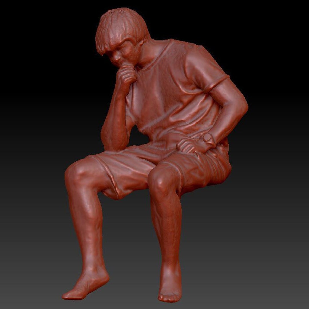 3d Printed Figure - Male 054 - Etsy