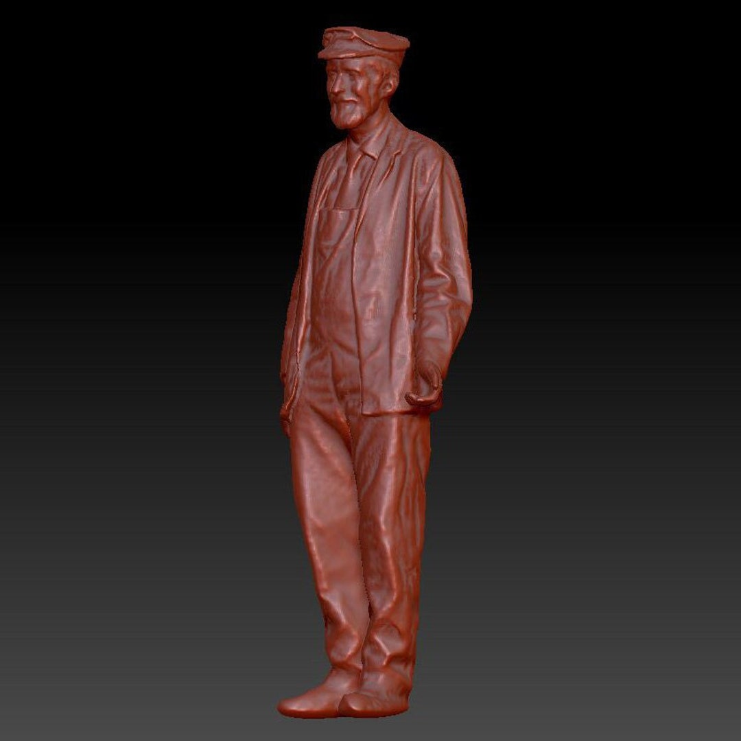 3d Printed Figure - Driver 003 - Etsy