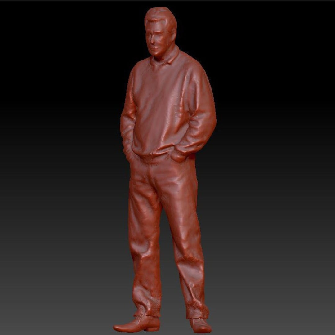 3d Printed Figure - Male 002 - Etsy