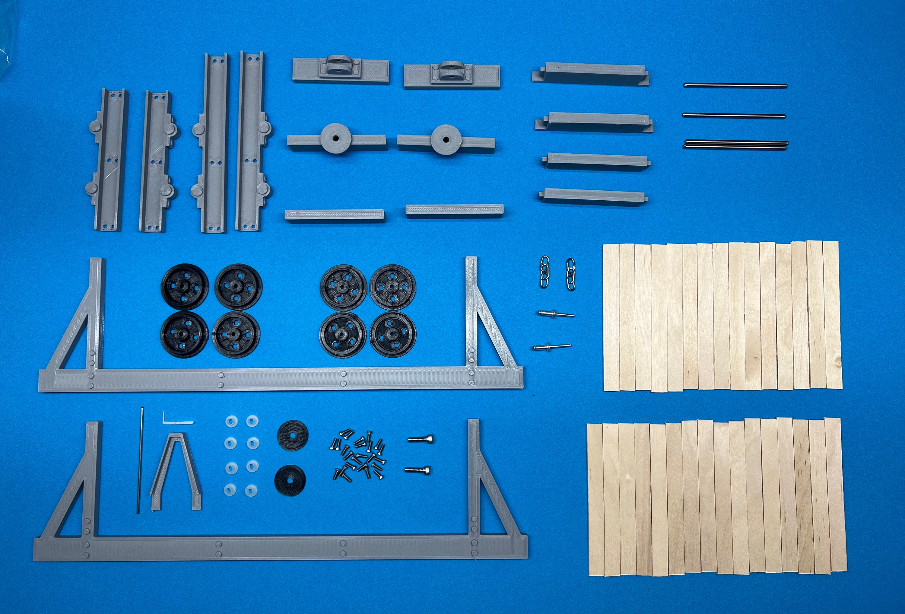 1:20.3 Large Logging Flat Car With Bulkheads Kit - Etsy