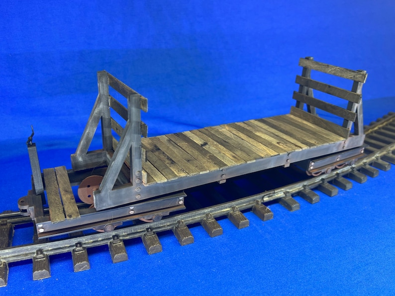 1:20.3 Large Logging Flat Car With Bulkheads Kit - Etsy