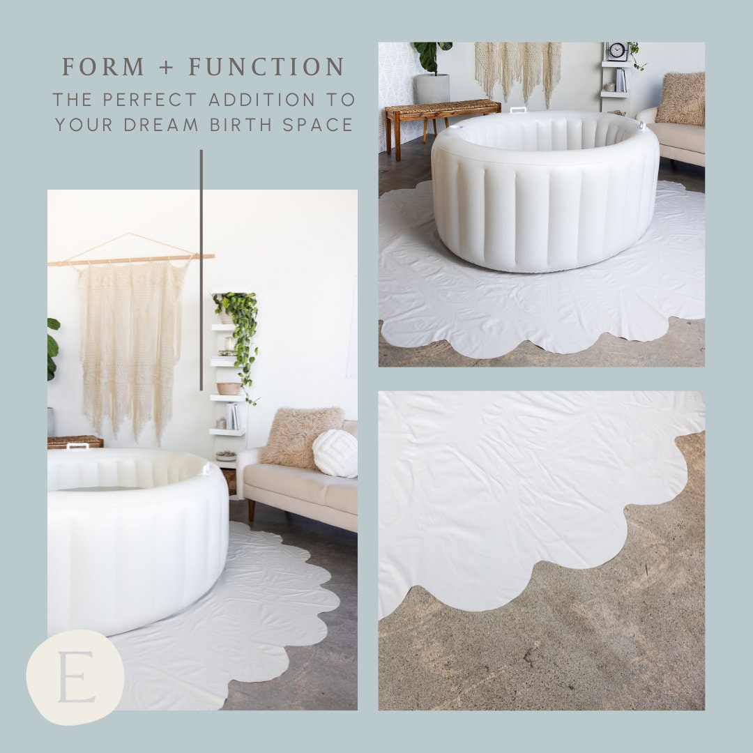 Birth Pool Floor Covering, Home Birth Essential, Plastic Cover for ...