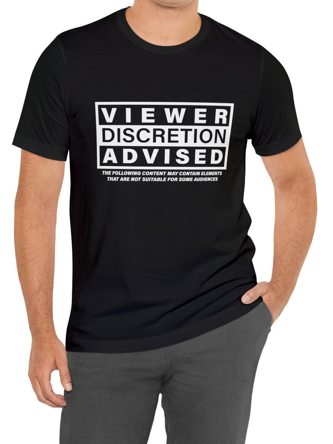 Viewer Discretion Advised T-shirt, Offensive T Shirts, Funny T Shirt ...