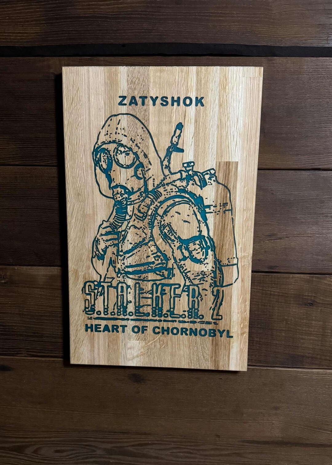 Stalker 2 Solid Wood Light, Stalker, Stalker2 Personalised Epoxy Wooden ...