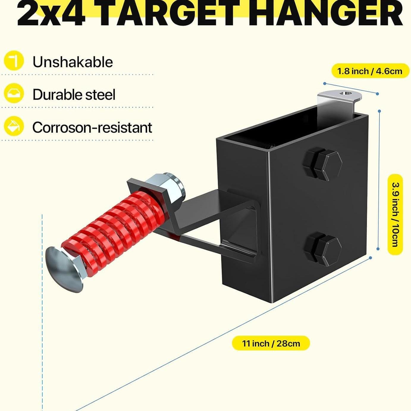 Target Mount Bracket for AR500 Hardox500 Steel Target IPSC IDPA USPSA ...